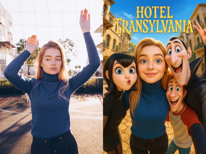 Generador de estilo AI Hotel Transylvania | Blieve AI