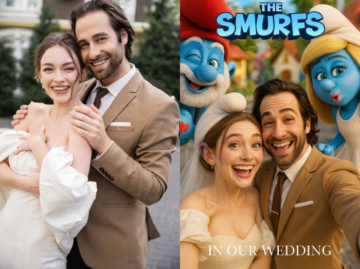 Smurf Wedding The Year Of The Smurf PaulaTrendSets